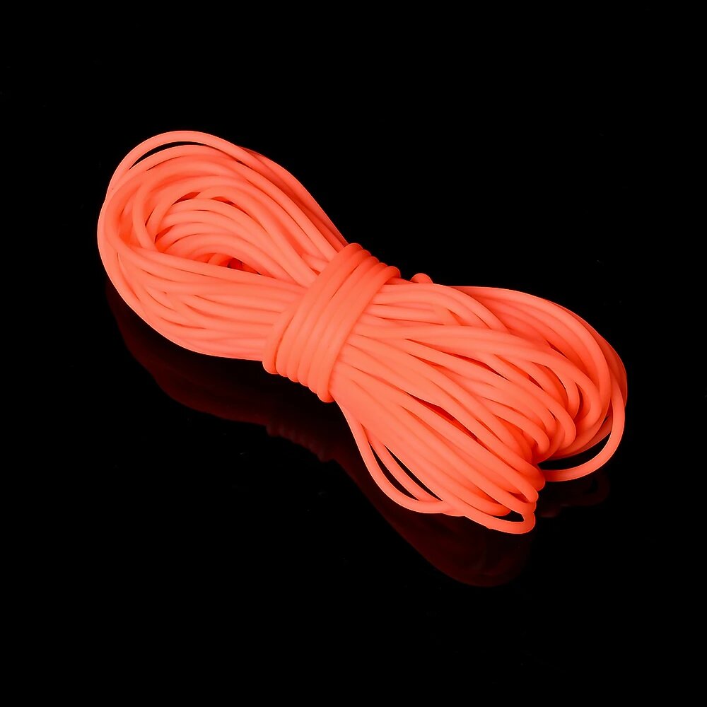 Резиновый шнур Missopick 10 м, 2 мм для рукоделия Оранжевый, orange
