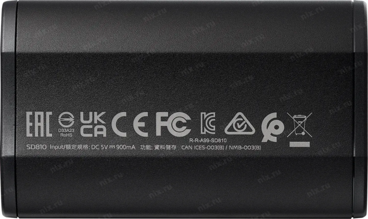 SD810 SD810-2000G-CBK 2 Тб USB 3.2 Gen2x2 (=USB 3.1 20 Гб/с) Внешний SSD W:2000МБ/сек — фото 1