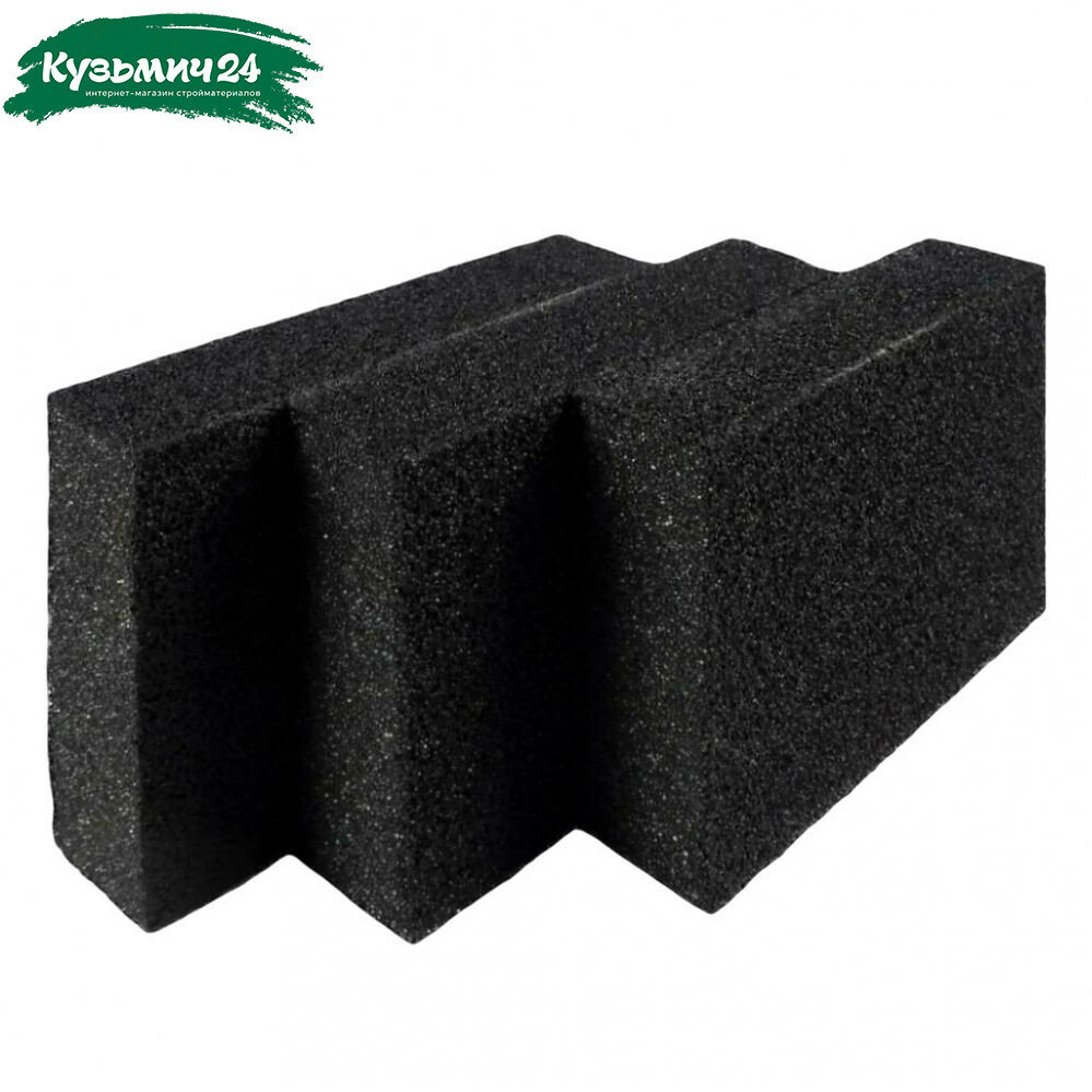 Губка шлифовальная Кедр 062-0001, мягкие P60/80, P60/100, P80/120, размер 25х70х100 мм, в упаковке 3 шт