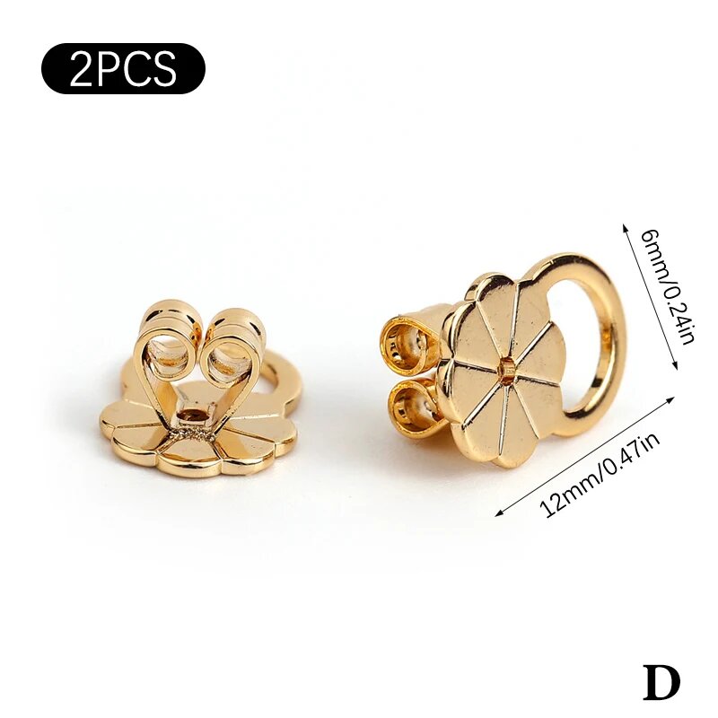 Подъемники для сережек Y2E2noa, 2 шт, пластик, белые D Gold