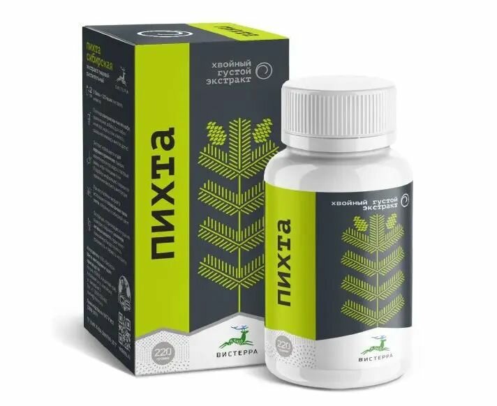 Пихта сибирская. Густой экстракт. Вистерра, 220 г