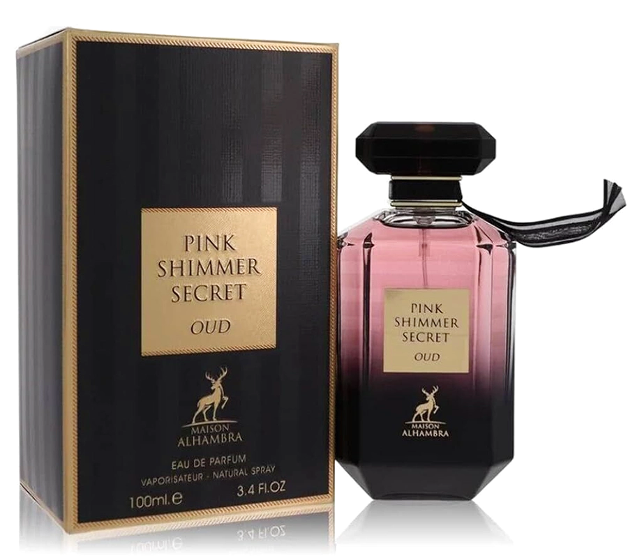 Парфюмерная вода Alhambra Pink Shimmer Secret Oud 100 мл - Альхамбра Пинк Шиммер