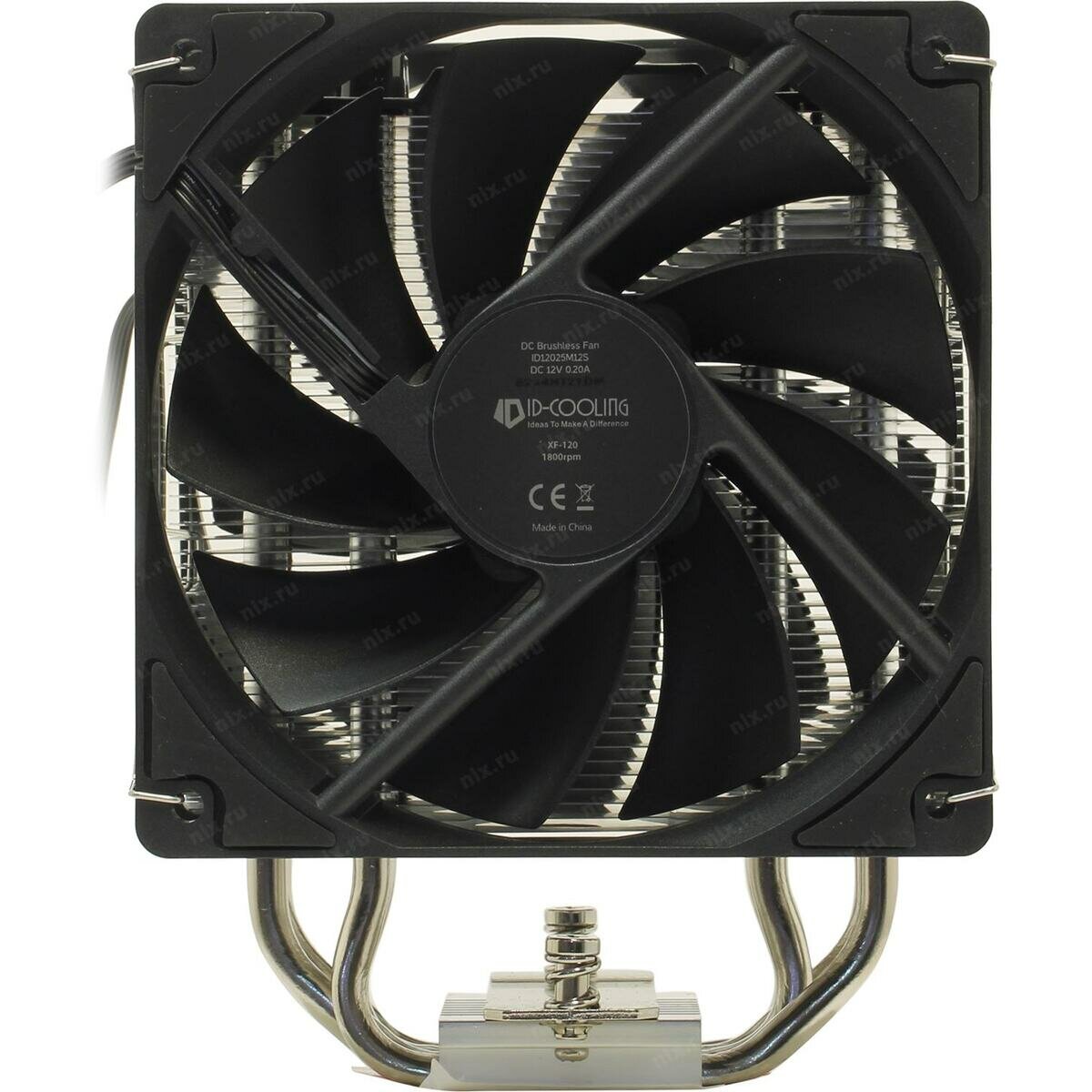 ID-Cooling ID-CPU-SE-214-XT-PLUS (4пин, 115x/1200/1700/1851/AM4/AM5, 35.2дБ, 700-1800об/мин, Al+тепл. трубки) — фото 1