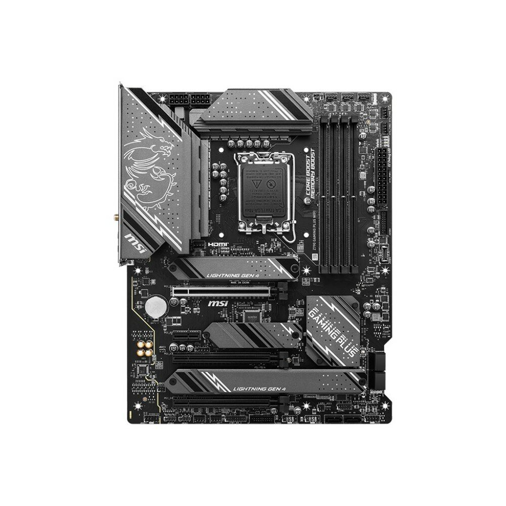Материнская плата MSI Z790 GAMING PLUS WIFI (LGA1700, ATX, Z790, 4xDDR5, RAID, 2xPCI-Ex16, 4xM.2, HDMI+DP) (Z790 GAMING PLUS WIFI)