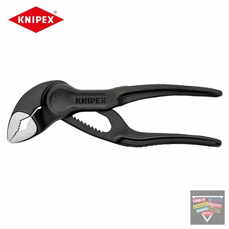 KNIPEX 8700100 Cobra XS Мини-клещи для водяных насосов 4-дюймовые одноручные прецизионные плоскогубцы для труб 87 00 100
