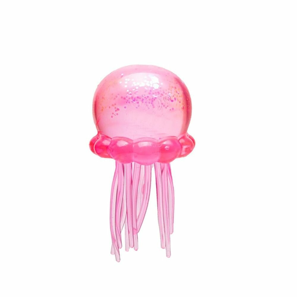 Антистресс игрушка NeeDoh Jellyfish, сквиш "Медуза" с блестками, мягкая сенсорная тянучка для рук