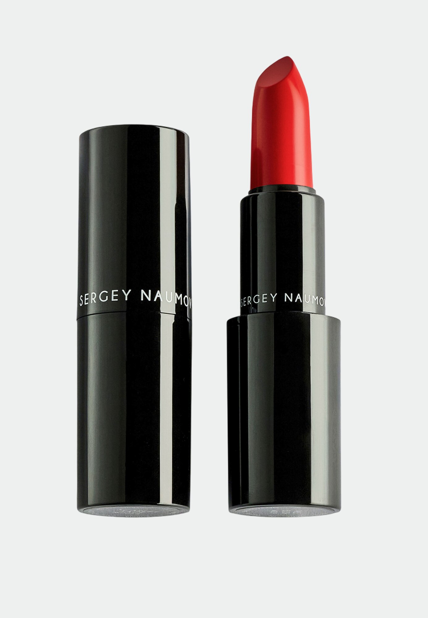 SERGEY NAUMOV Матовая помада для губ стойкая LIPSTICK MATTE SCARLET SAGE бархатная текстура