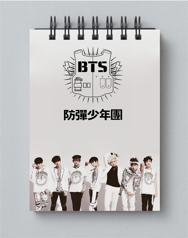 Блокнот BTS, БТС №75, А4