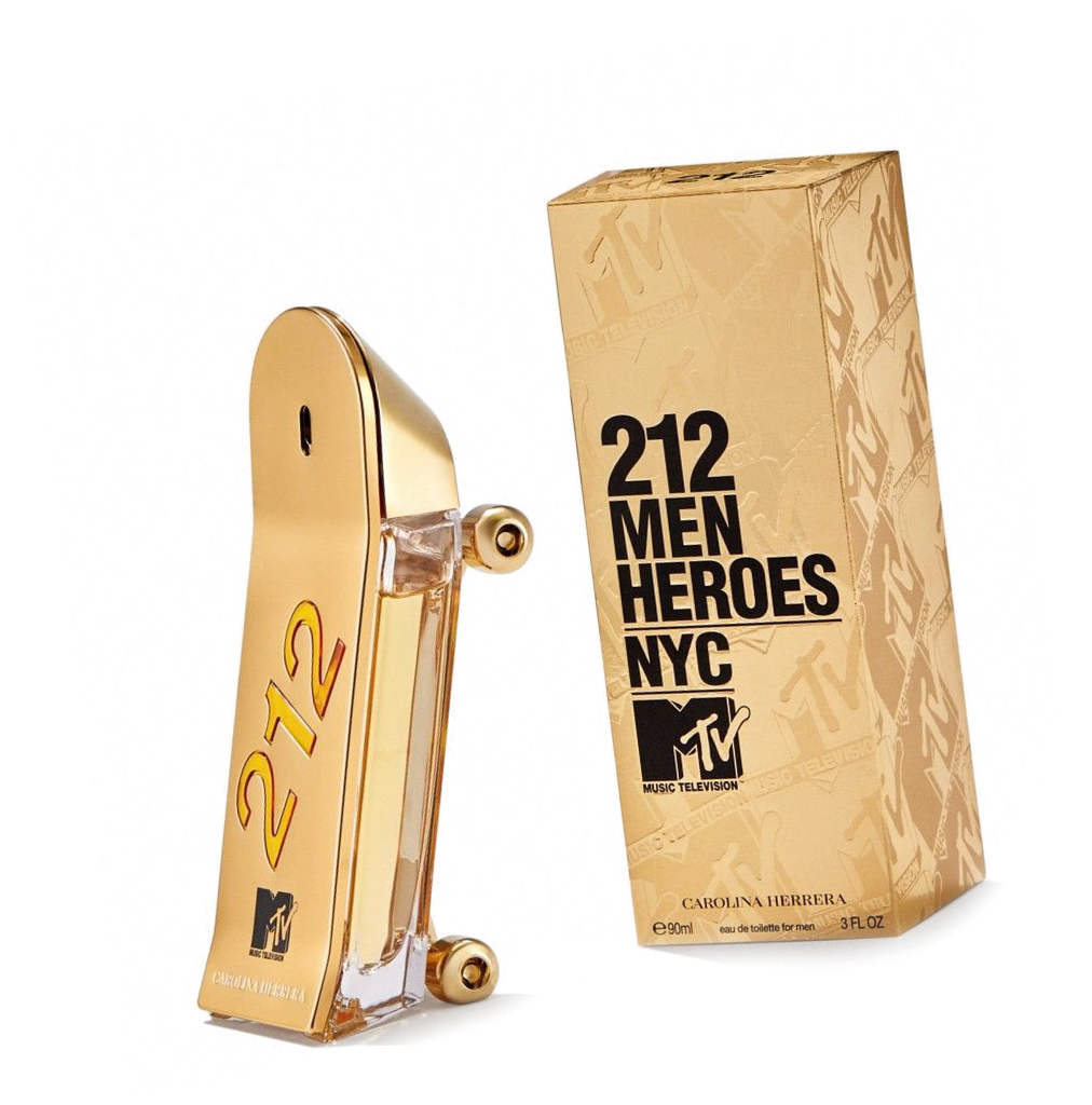 Carolina Herrera 212 Men Heroes MTV 90 мл для мужчин - Каролина Херрера 212 Мен Хирос Мтв аромат