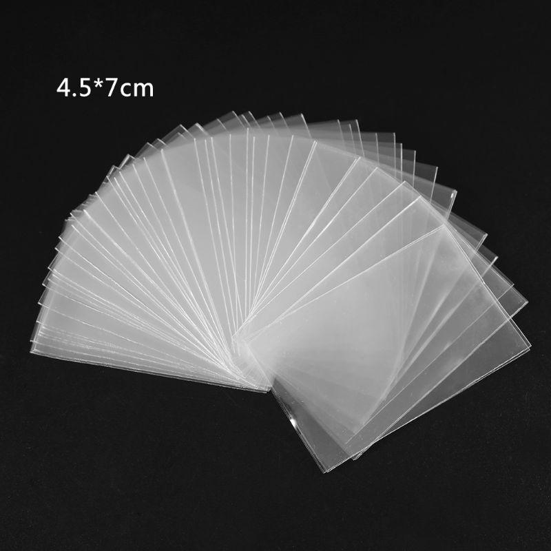 Прозрачные протекторы для карт TCG, 100 шт/набор, 4.5*7CM