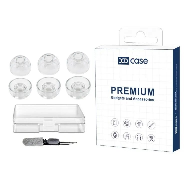 For Beats Studio Buds+ XDcase, 3 пары сменных силиконовых насадок для ушей, размер S/M/L