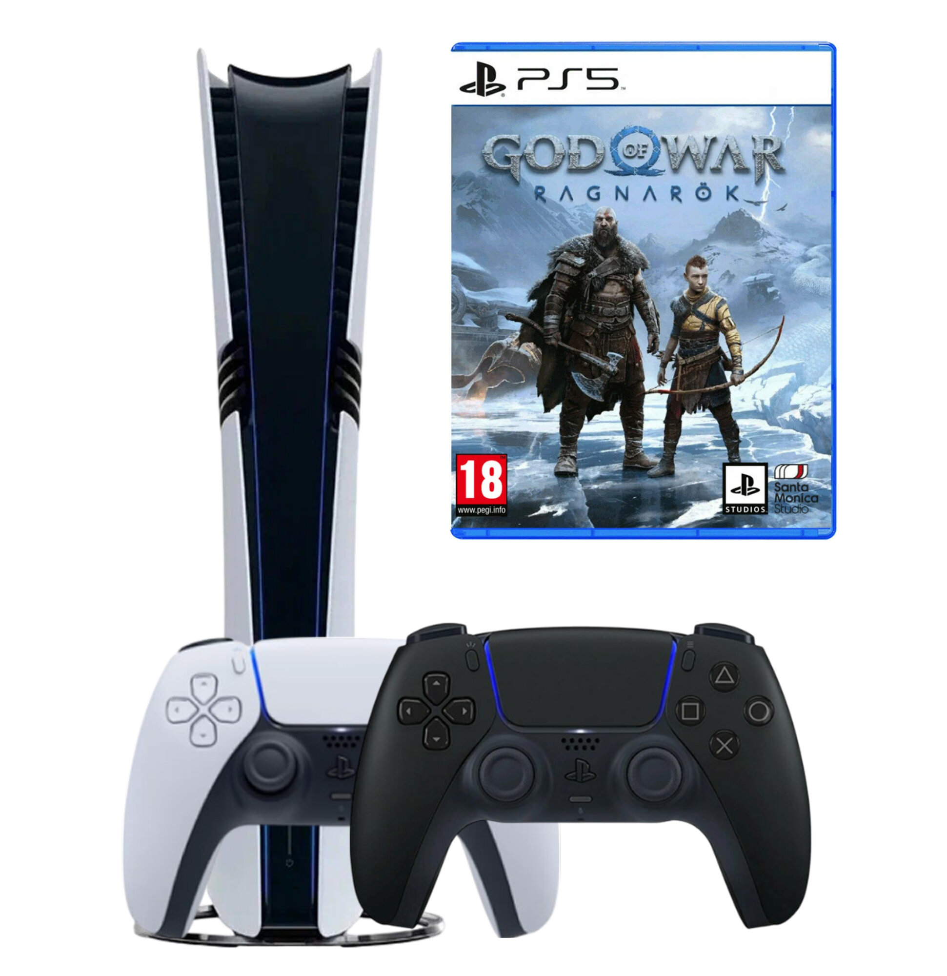 Игровая приставка PS5 Pro+ игра God of War+Black