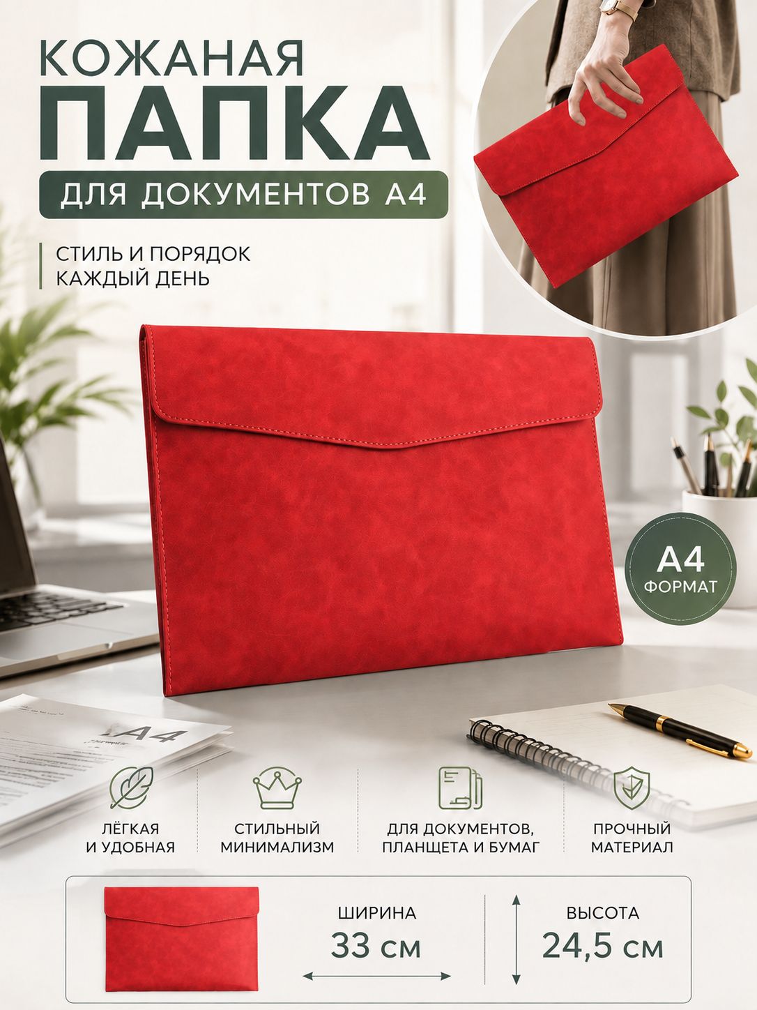 Папка для труда A4, 1 шт.