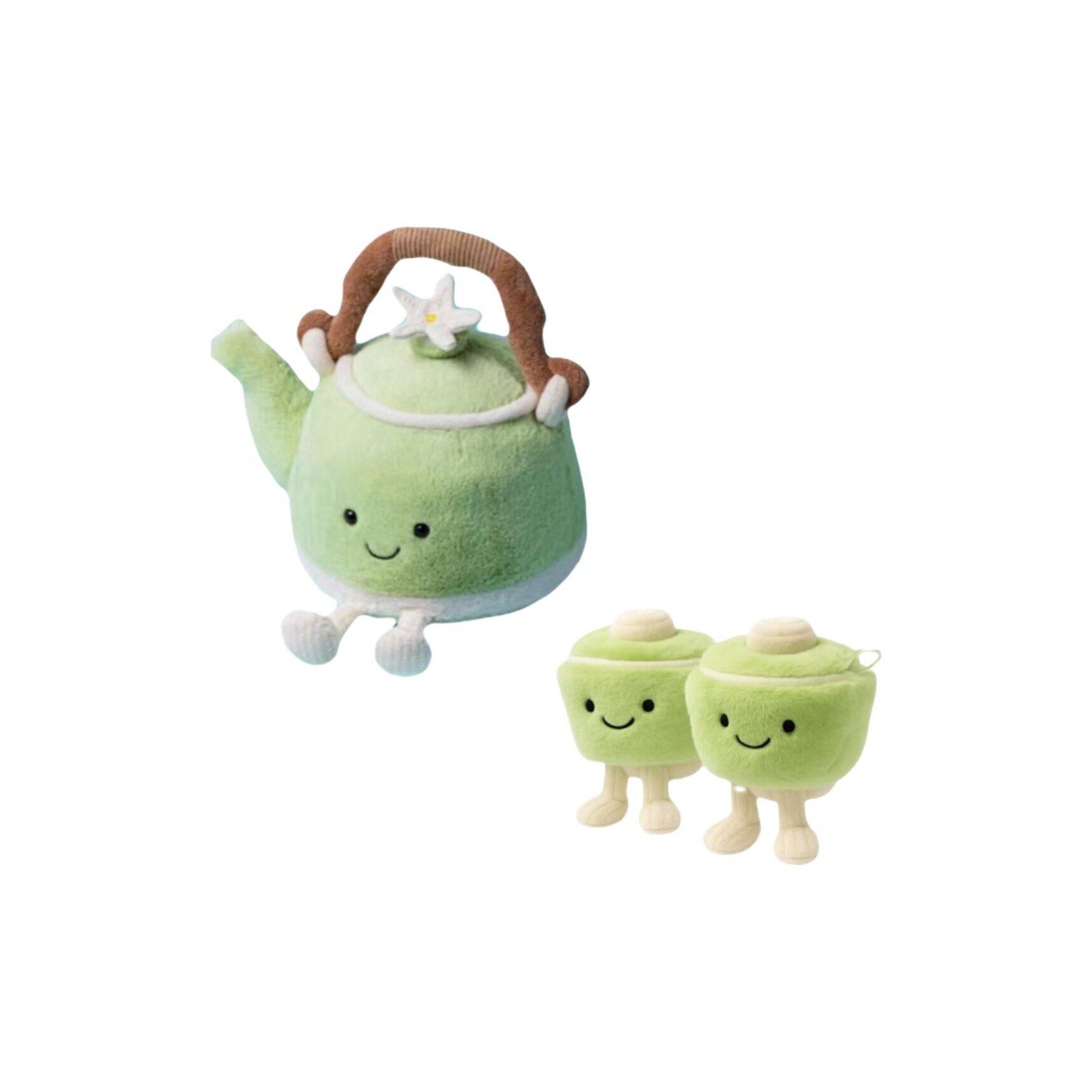 Плюшевая игрушка унисекс JELLYCAT Sprout Teapot, Teapot Tea Cup Set