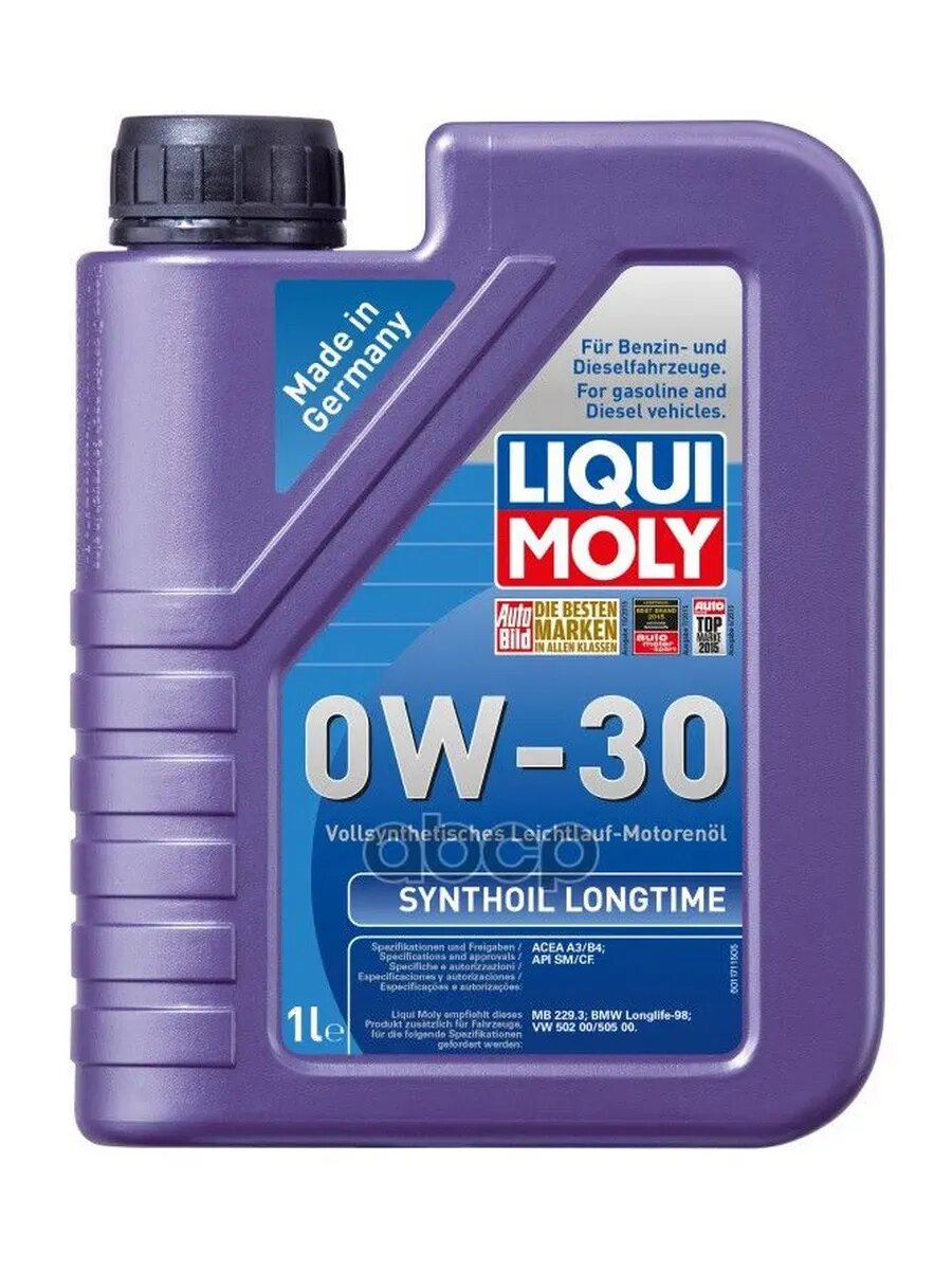 LIQUI MOLY Liquimoly 0W30 Synthoil Longtime (1L)_ Мотор! Син