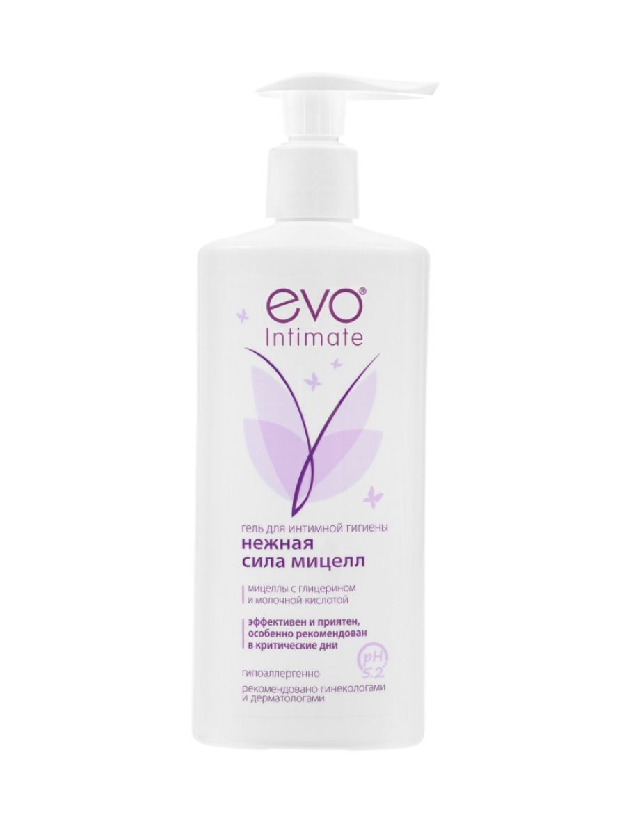 Гель для интимной гигиены EVO Intimate Нежная сила мицелл 250 мл.