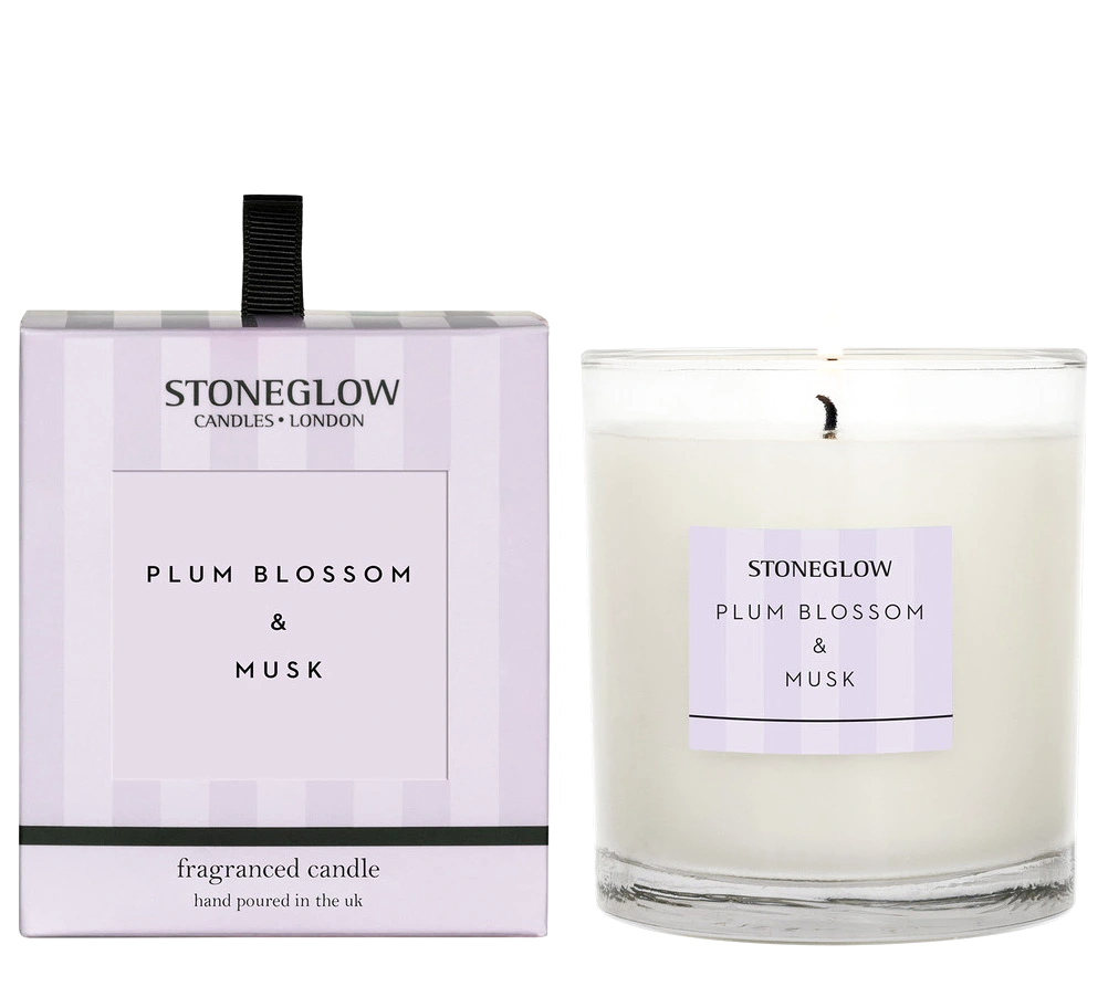 Стоунглоу Цветок Сливы и Мускус свеча для помещений 300 гр / Plum Blossom