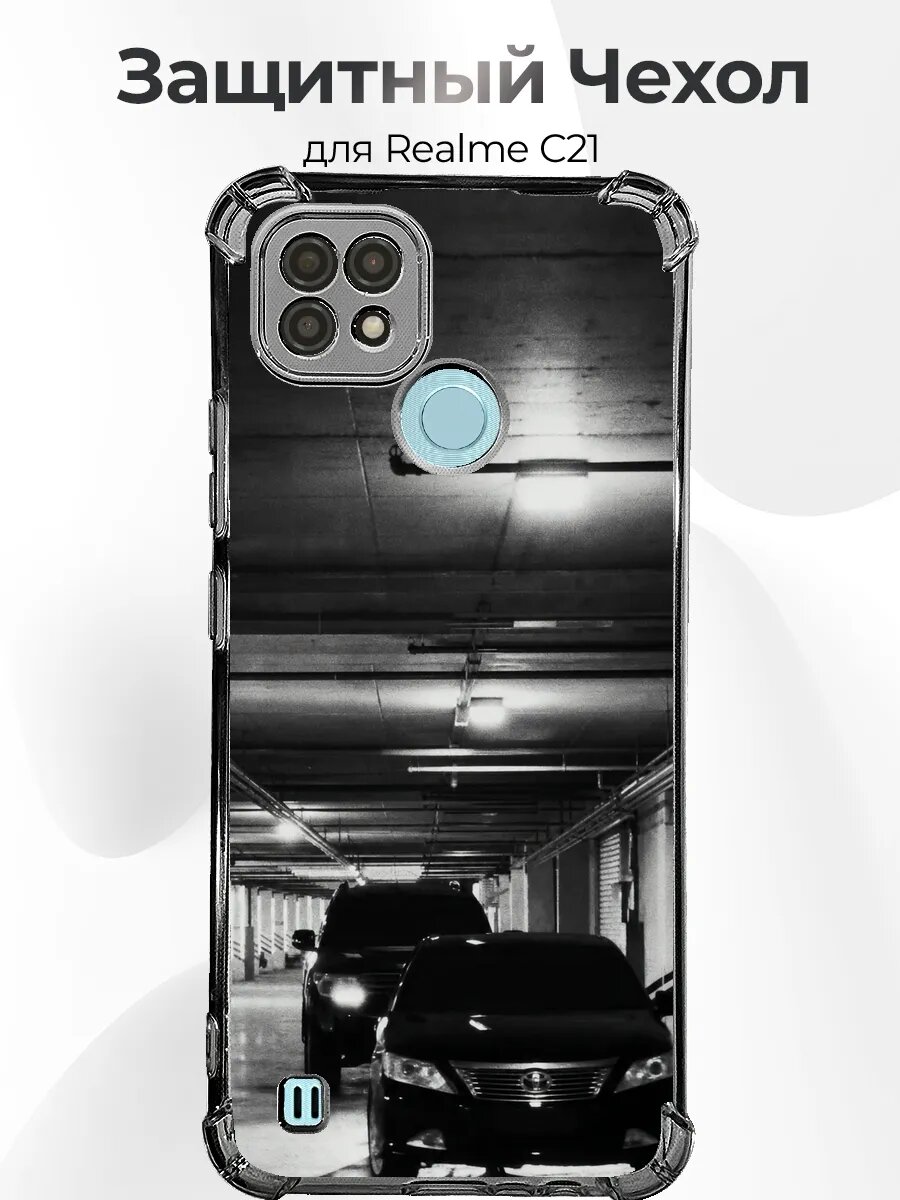 Чехол Realme C21 Camry 40 и Lexus LX 570