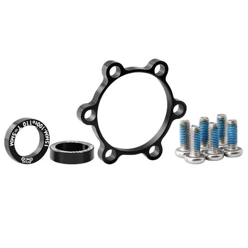 Комплект переходных проставок для втулок Boost 142-148 мм / 100-110 мм Черный, 5mm black