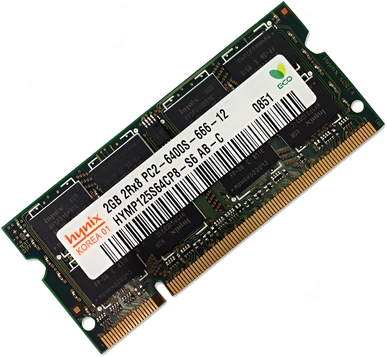 Модуль памяти NBook SO-DDR2 2048Mb, 800Mhz, Hynix (HYMP125S64CP8-S6)