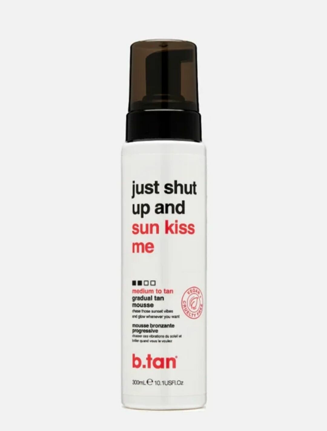 Мусс-автозагар постепенного действия B.TAN just shut up and sun kiss me gradual