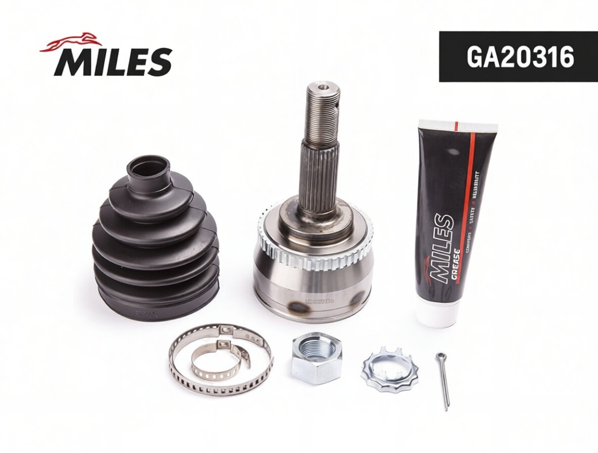 ШРУС наружный NISSAN PRIMERA 1.6-2.0 96-02 (с ABS) (GKN 303447) GA20316 Miles арт. GA20316