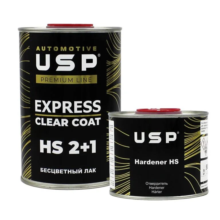 Лак акриловый USP Premium HS Express 1л.+0,5л.