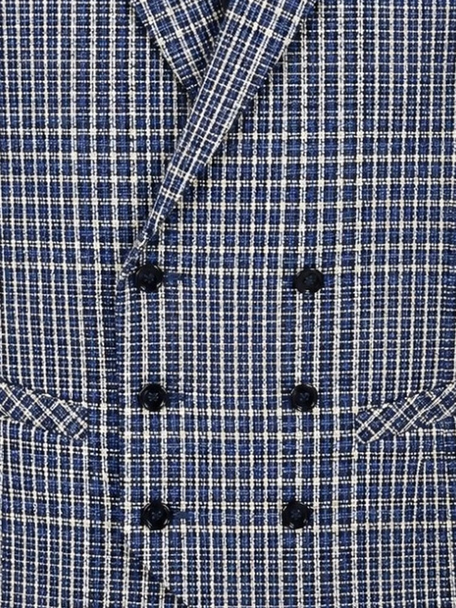 Пальто Double-breasted check-pattern waistcoat