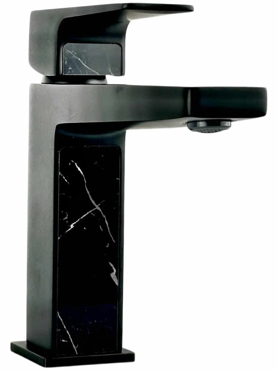 Accoona A90131F / Смеситель для умывальника из латуни, чёрный, Ф26мм