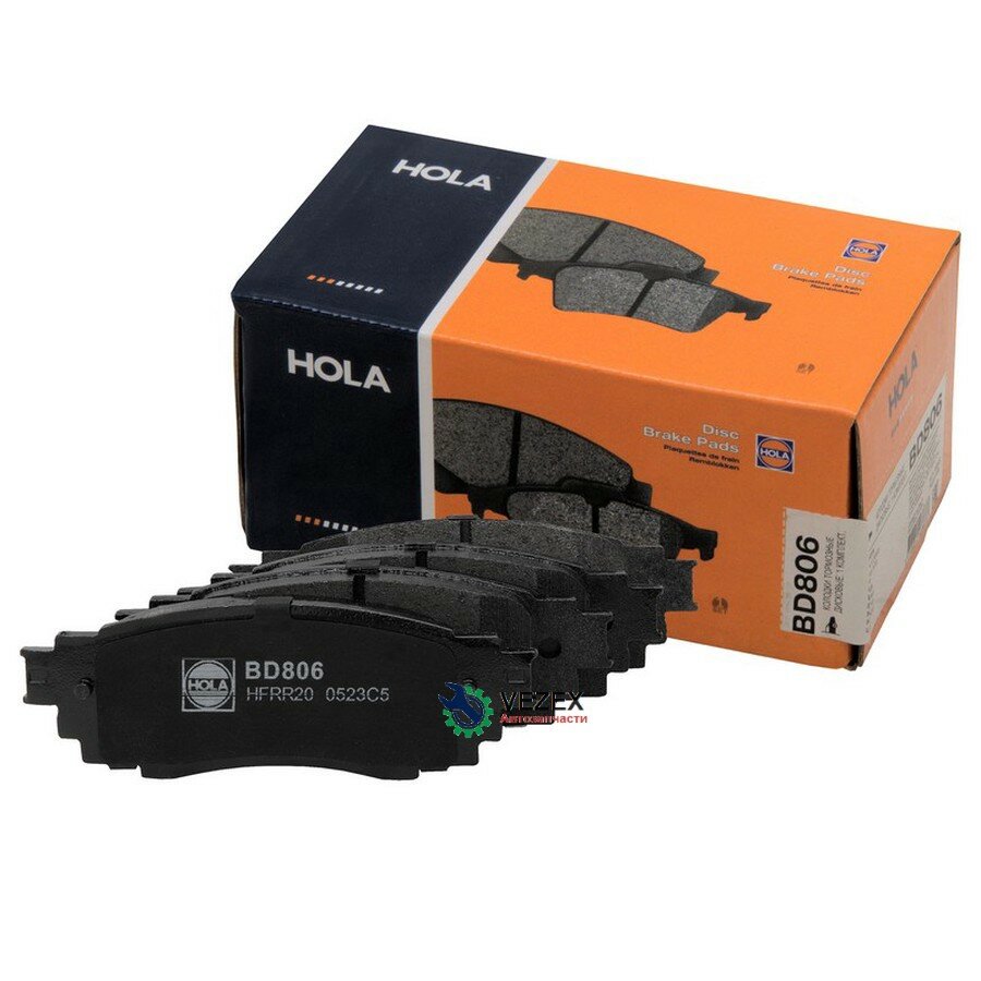 HOLA BD806 Тормозные колодки дисковые TOYOTA Rav4 V (XA50), Camry (V70), C-HR LEXUS ES (V60), NX (Z10), RX (AL