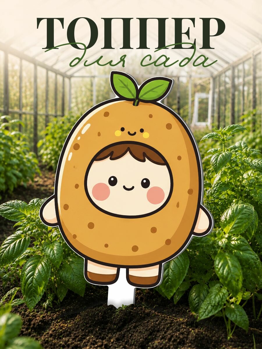 Фигурки для сада Картофель