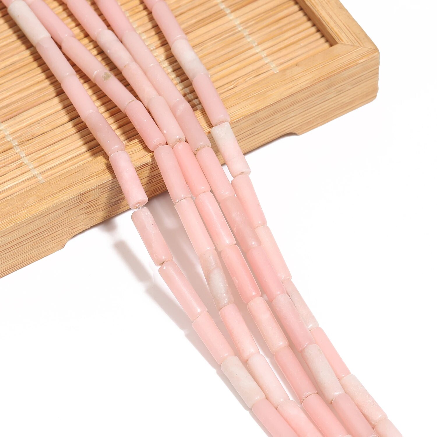 Куoyu Бусины из камня 13x4 мм аметист опал родонит агат Розовый, Pink opal