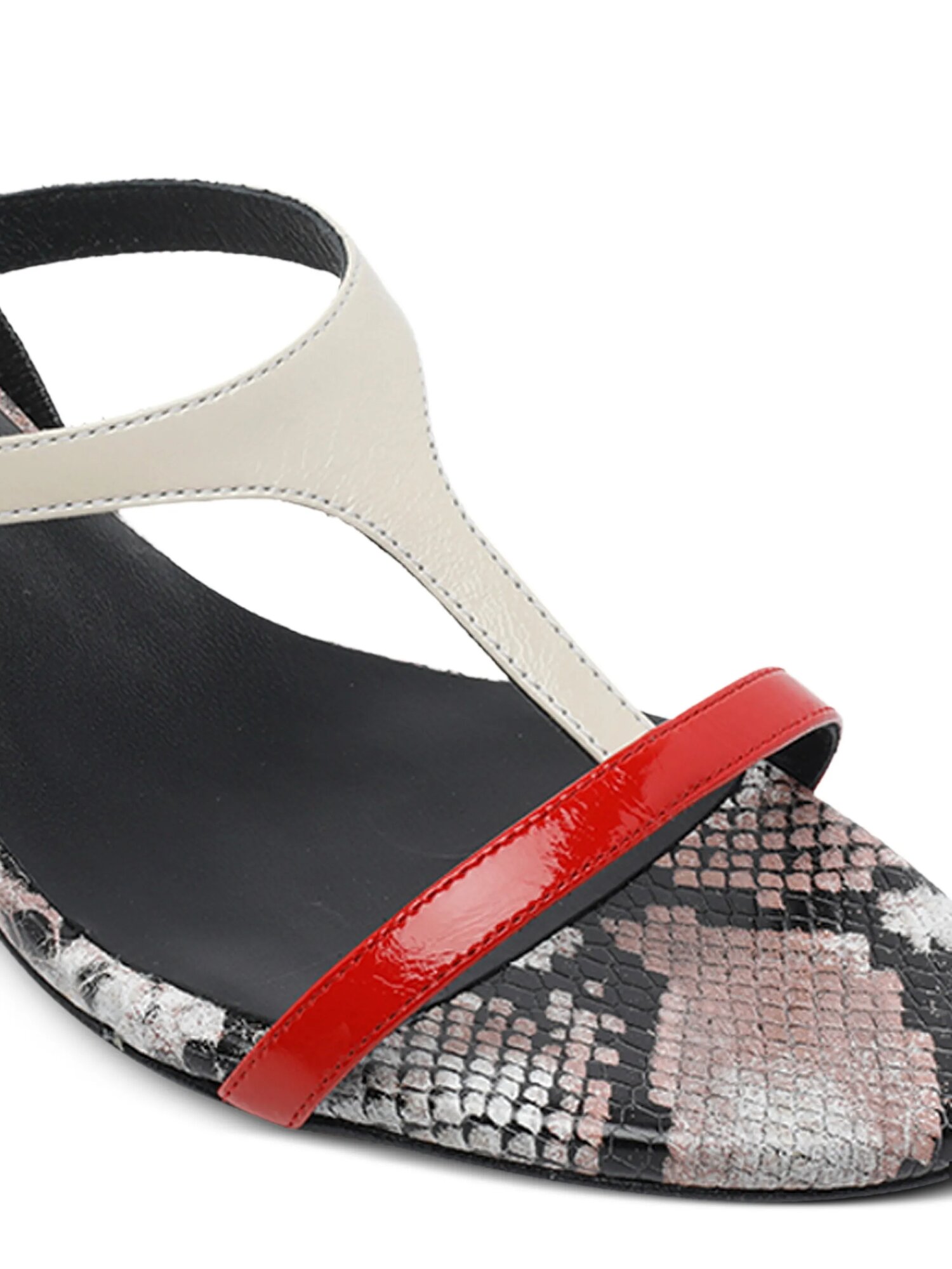 Босоножки ANGEL ALARCON Round-toe slingback sandals, размер 36, разноцветный — фото 1