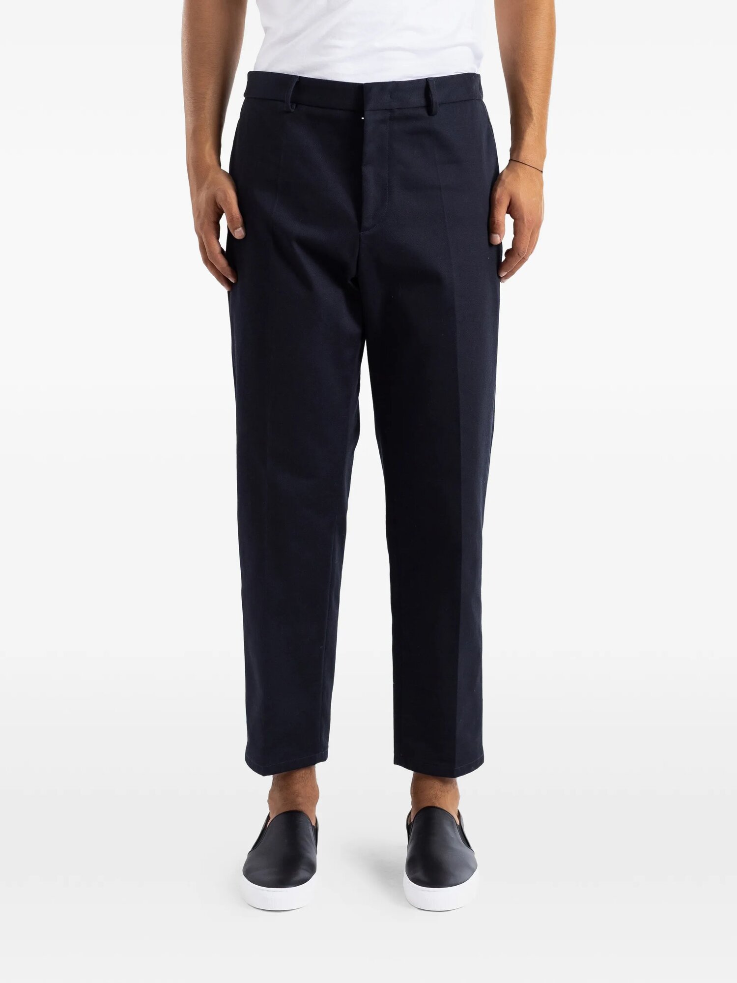 Брюки Tapered-design pressed-crease trousers