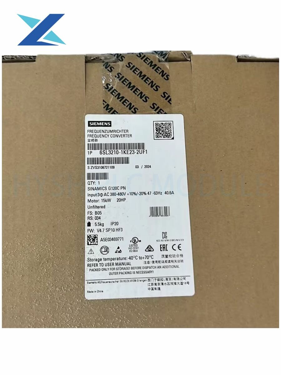 Новый Низковольтный преобразователь частоты SINAMICS 6SL3210-1KE23-2UF1