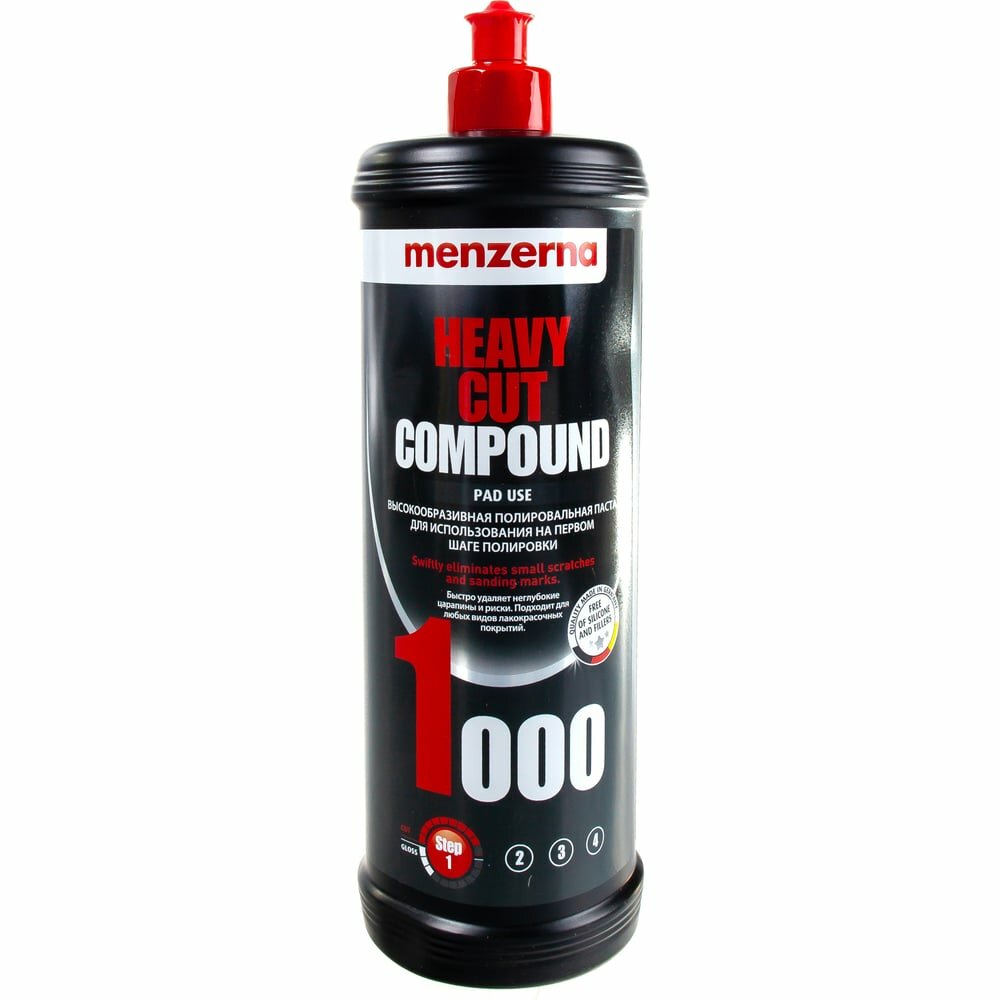 Высокоабразивная полировальная паста Menzerna Heavy Cut Compound 1000