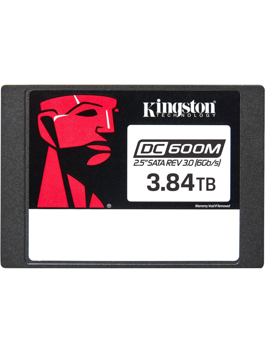 Накопитель SSD Kingston DC600M SEDC600M/3840G 3,84 ТБ, 2.5", SATA III, SATA 560 МБ/с