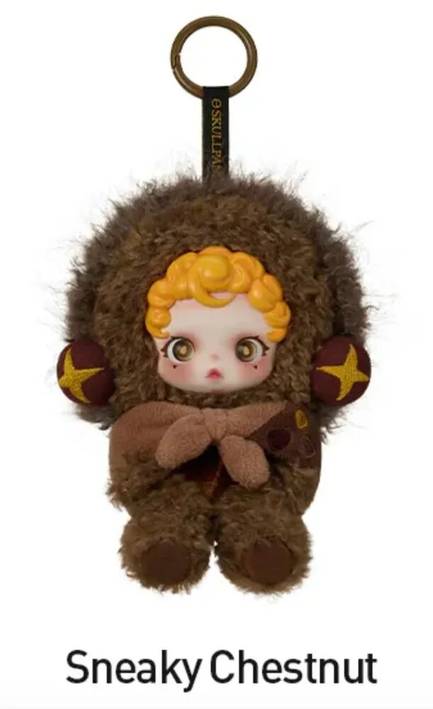 POP MART - SKULLPANDA You Found Me Series Doll, Sneaky Chestnut, Подарки, украшения комнат, 1 шт