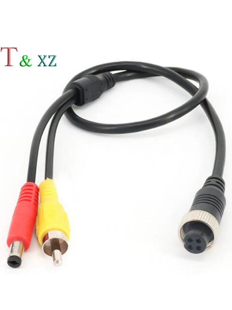 Poisecar 4-контактный RCA кабель M12 4PIN 50 см 5