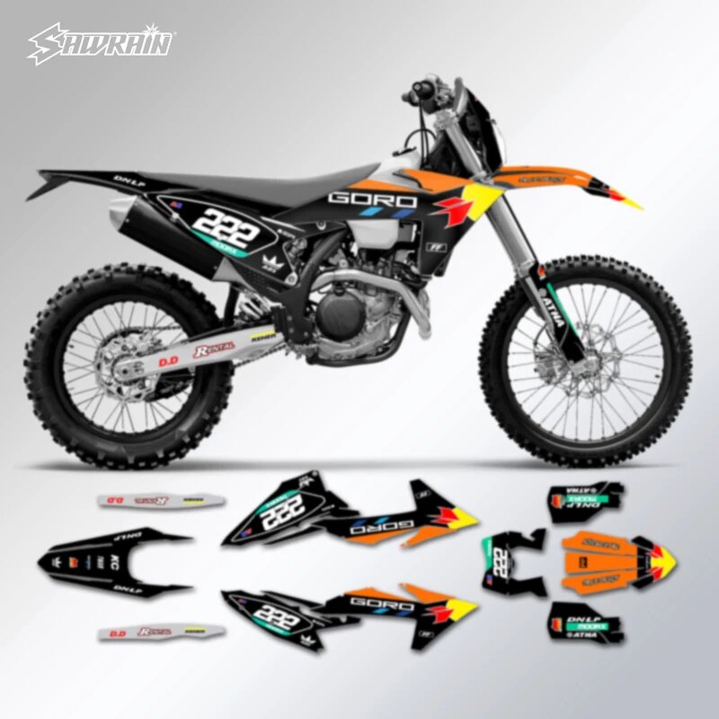 Комплект наклеек Sawrain KTM For EXC 24-26