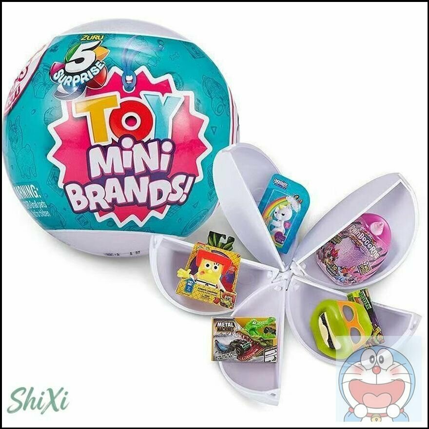 Игрушка-сюрприз / шар-сюрприз (8.5 см, 5 сюрпризов)mini brands