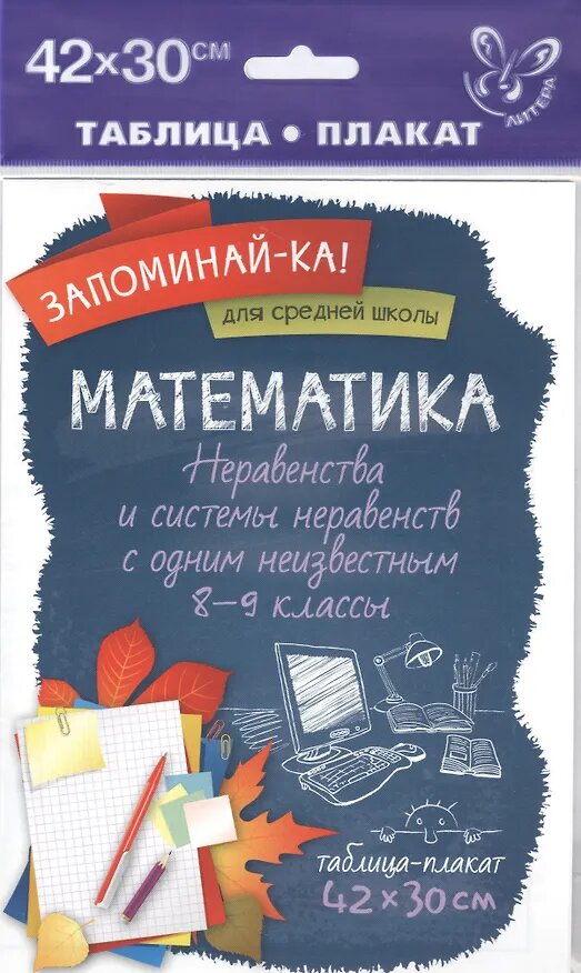 Математика. Неравенства и системы неравенств с одним неизвестным. 8-9 классы