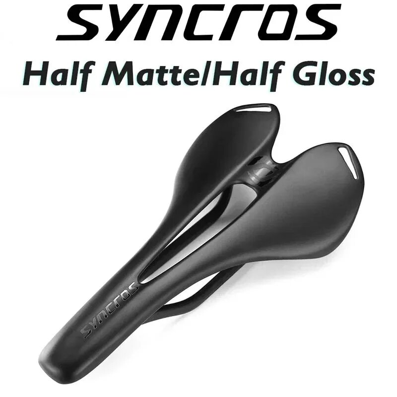 Седло велосипедное Syncros NTB Full Carbon Fiber 140x270 мм, карбоновое, для шоссе/MTB, матовая поверхность