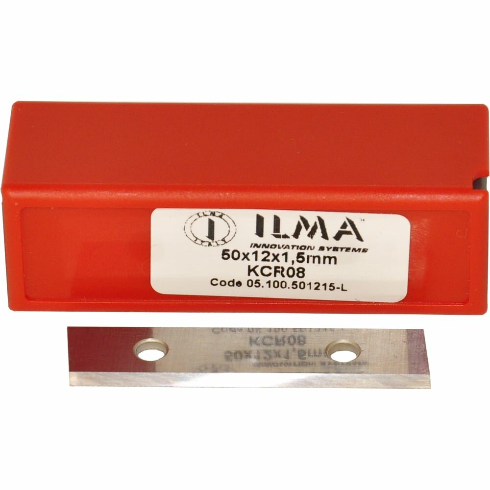 Нож сменный твердосплавный ILMA 50x12x1,5 со скосом LH, 35º, Z=4 UMG04 05.100.501215-L. Z4