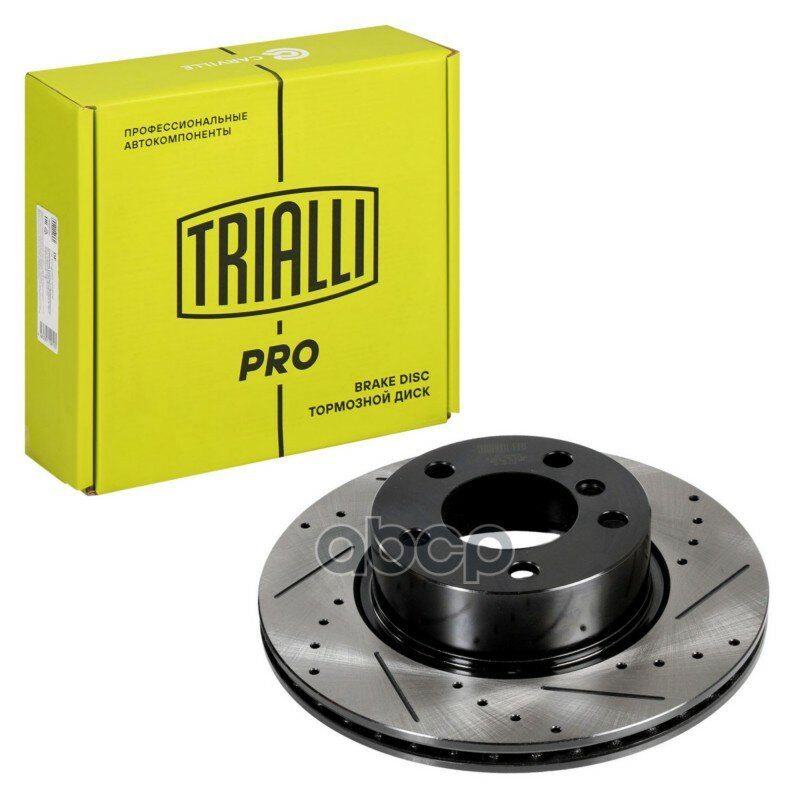 Диск тормозной для автомобилей BMW 1 (F20 / F21) (11-) / 3 (F30-F34) (11-) d=300 PRO (перфорированный / слотированный / окраш.
