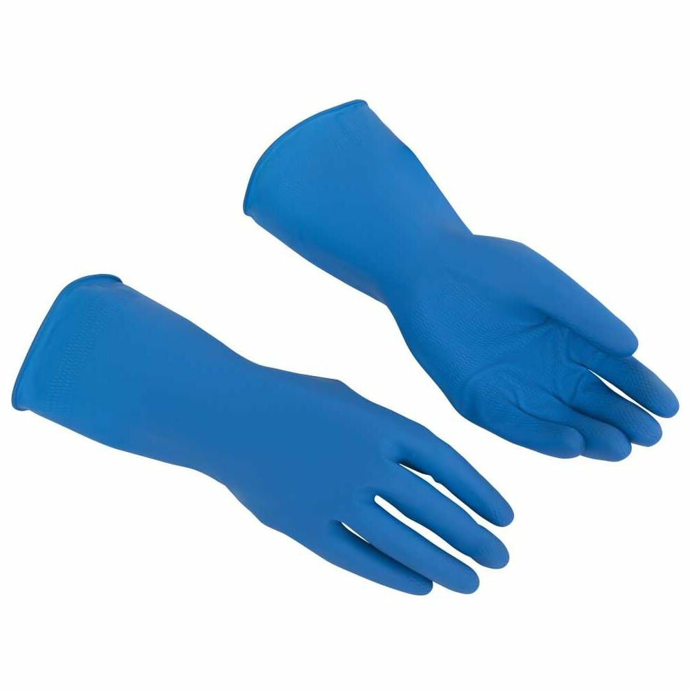 Перчатки латексные многоцелевые Vileda Professional синий, L (ст. арт. 100754) 174355