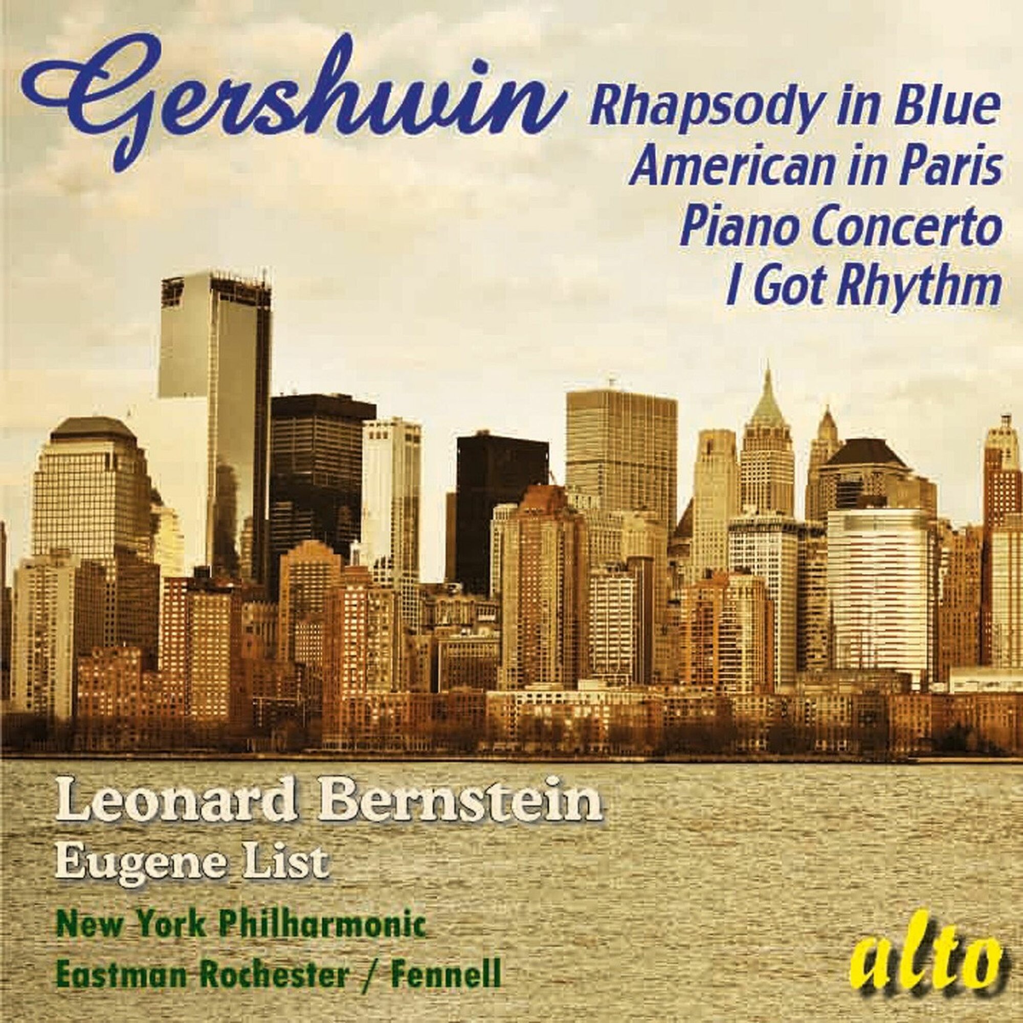 CD Диск Leonard Bernstein - Gershwin: Rhapsody In Blue/ American In Paris/ Piano Concerto/ I Got Rhythm (CD) 2014, Jewel