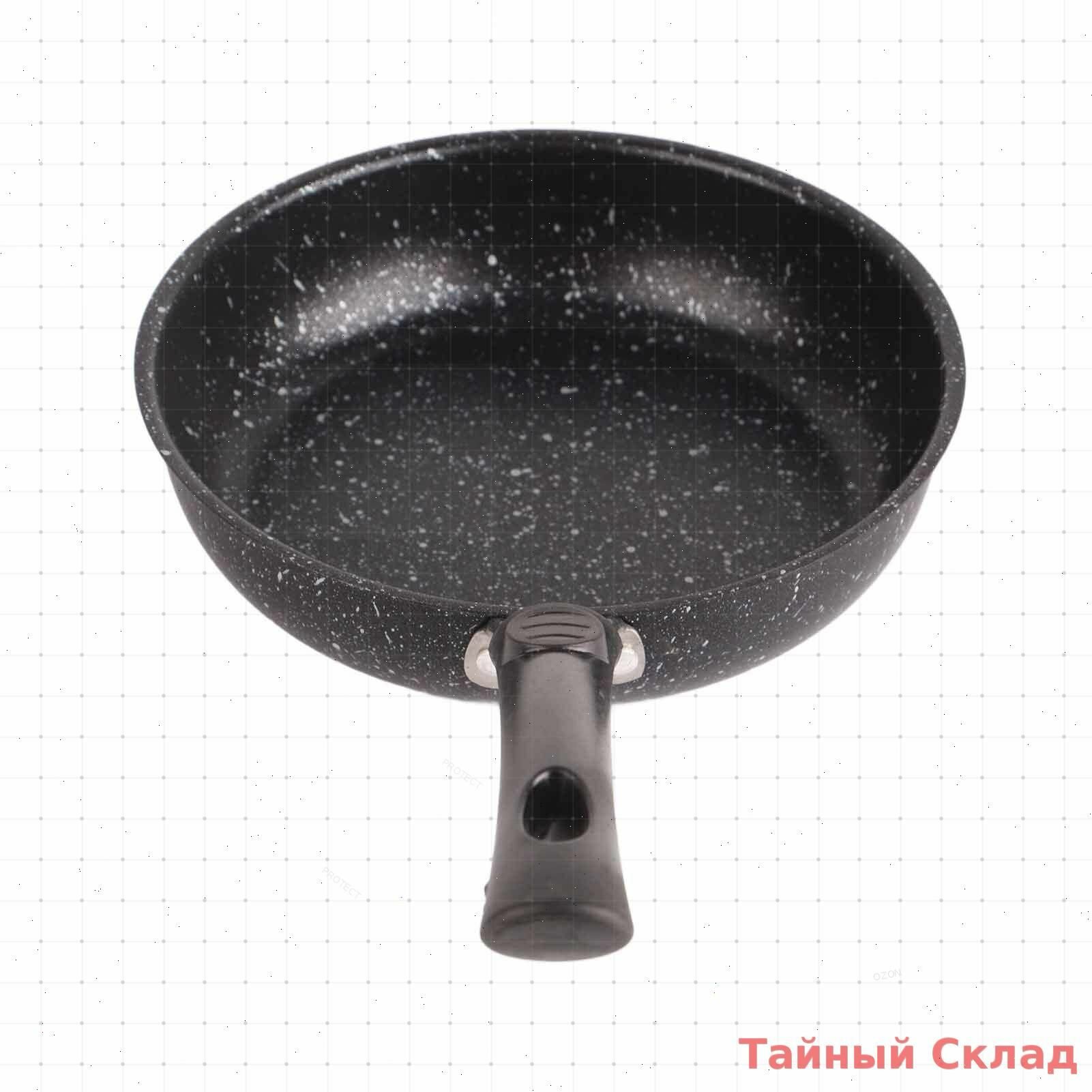 Сковорода для оладий, без крышки, со съемной ручкой