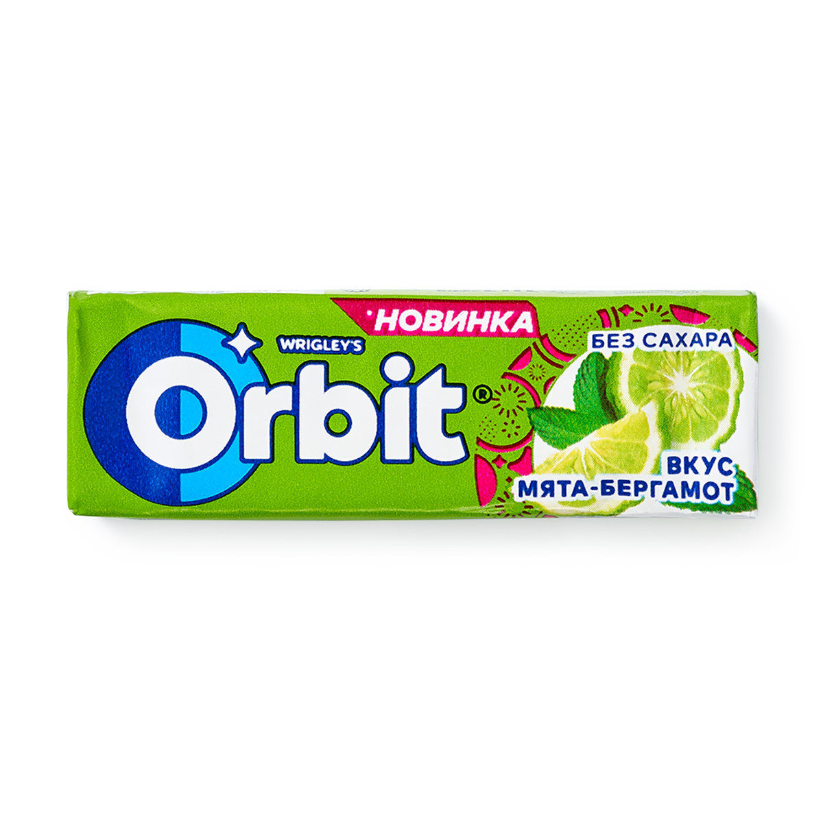 Жевательная резинка Orbit мята-бергамот без сахара