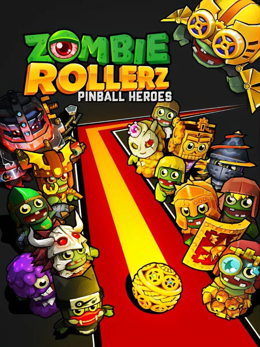 Zombie Rollerz: Pinball Heroes, игра для ПК (на флешке USB)